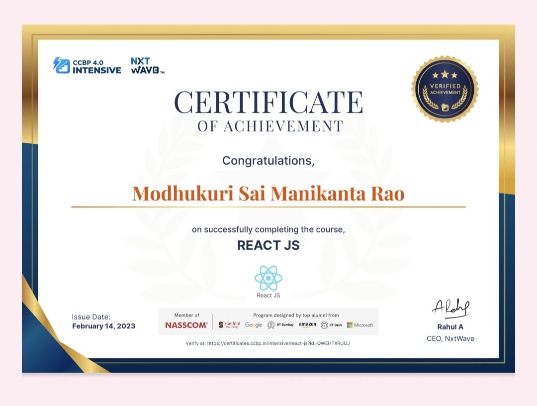 Manikanta Modhukuri on LinkedIn: #rahulattuluri #sashankgujjula # ... Manikanta Modhukuri on LinkedIn: #rahulattuluri #sashankgujjula # ...