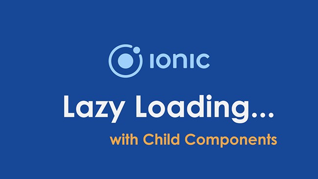 Srinivas Tamada on LinkedIn: Ionic Angular Lazy Loading with Child ... Srinivas Tamada on LinkedIn: Ionic Angular Lazy Loading with Child ...