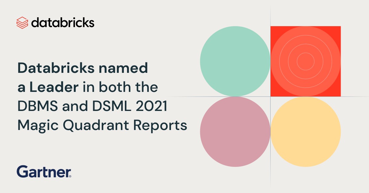 Vinod Marur on LinkedIn: Databricks Named a Leader in 2021 Gartner ... Vinod Marur on LinkedIn: Databricks Named a Leader in 2021 Gartner ...