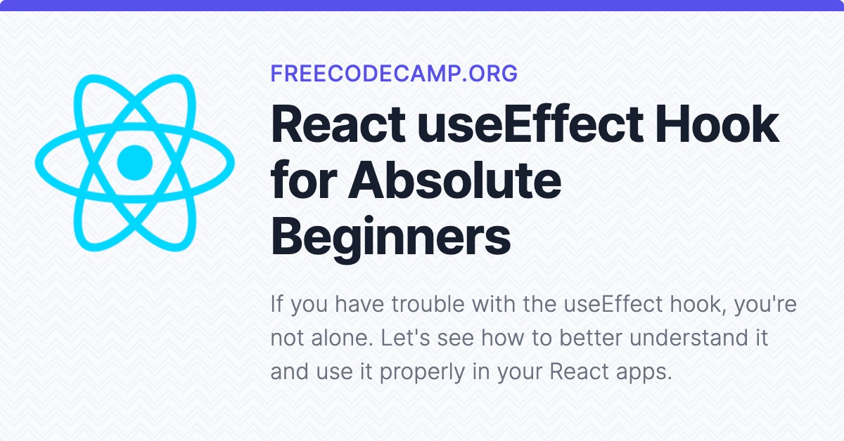 freeCodeCamp LinkedIn‘de: The React useEffect Hook for Absolute Beginners freeCodeCamp LinkedIn‘de: The React useEffect Hook for Absolute Beginners