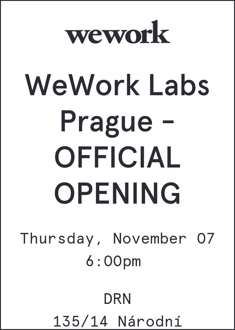 Artem Zakharchenko on LinkedIn: WeWork Labs Prague - OFFICIAL OPENING Artem Zakharchenko on LinkedIn: WeWork Labs Prague - OFFICIAL OPENING