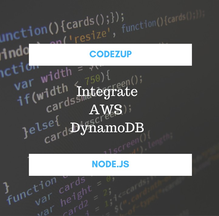Codez Up on LinkedIn: Integrate AWS DynamoDB with Node.js | CRUD Operations Codez Up on LinkedIn: Integrate AWS DynamoDB with Node.js | CRUD Operations