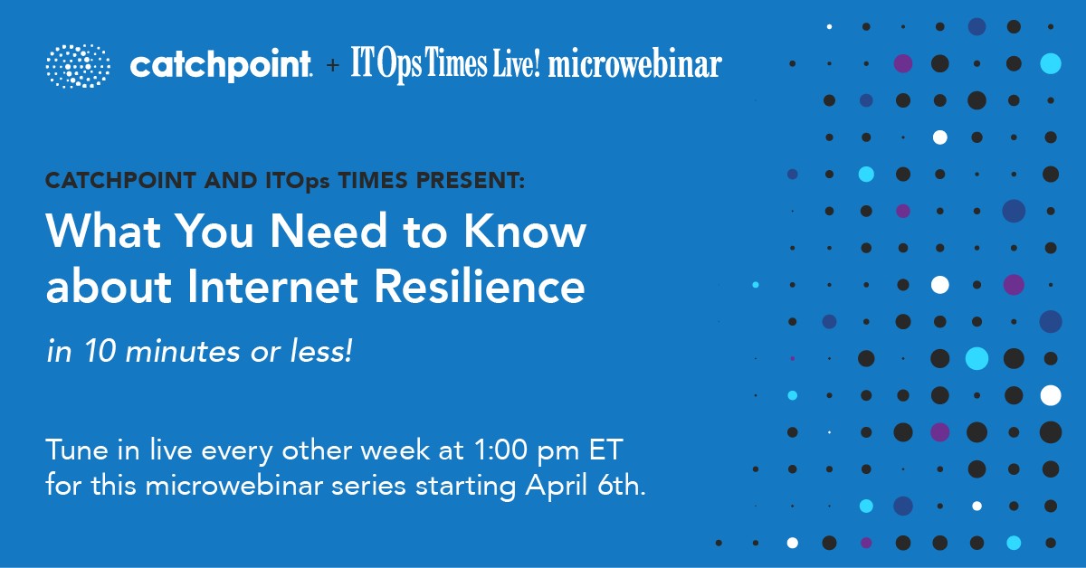 James Dewson, CSM, SCPM on LinkedIn: ITOps Times Live! Microwebinar ... James Dewson, CSM, SCPM on LinkedIn: ITOps Times Live! Microwebinar ...