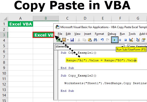 VBA Copy Paste | Top Ways to Copy and Paste in VBA (with Examples ... VBA Copy Paste | Top Ways to Copy and Paste in VBA (with Examples ...