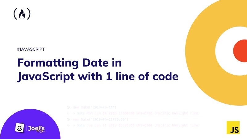 freeCodeCamp on LinkedIn: How to Format Dates in JavaScript with One ... freeCodeCamp on LinkedIn: How to Format Dates in JavaScript with One ...