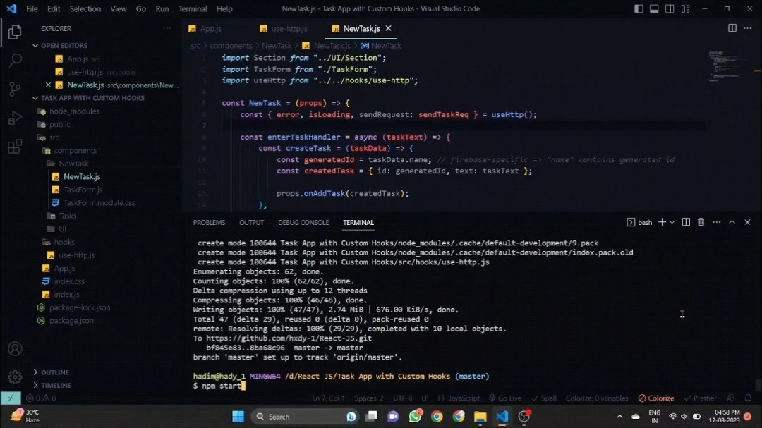 Abdul Haadi Momin on LinkedIn: #helloconnections #reactjs #customhooks ... Abdul Haadi Momin on LinkedIn: #helloconnections #reactjs #customhooks ...