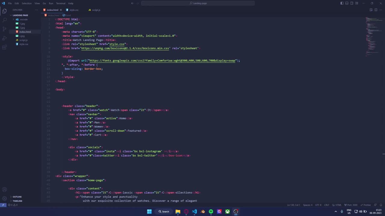 #codsoft #codsoftinternship #webdevelopment #landingpage | Aryan Chalke #codsoft #codsoftinternship #webdevelopment #landingpage | Aryan Chalke