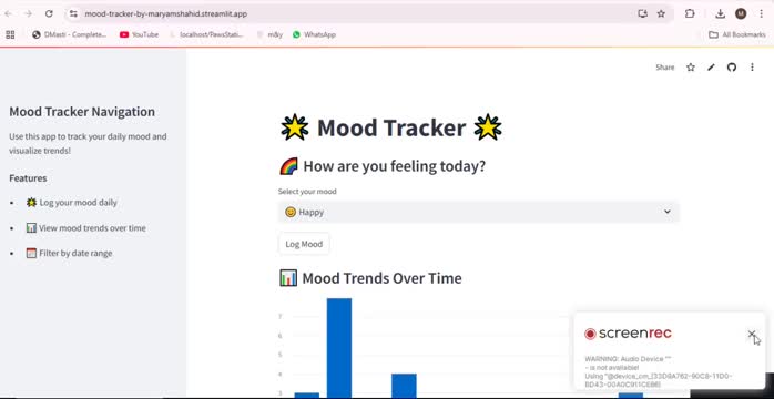 #python #moodtracker #mentalhealthtech #womenwhocode #100daysofcode ... #python #moodtracker #mentalhealthtech #womenwhocode #100daysofcode ...
