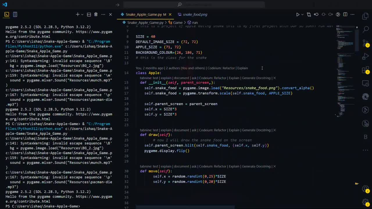 Muhammad Hamza on LinkedIn: #python #pygame #gamedev #snakegame Muhammad Hamza on LinkedIn: #python #pygame #gamedev #snakegame