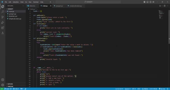 Roshan Pattanayak on LinkedIn: #codsoft #internship #pythonprogramming Roshan Pattanayak on LinkedIn: #codsoft #internship #pythonprogramming