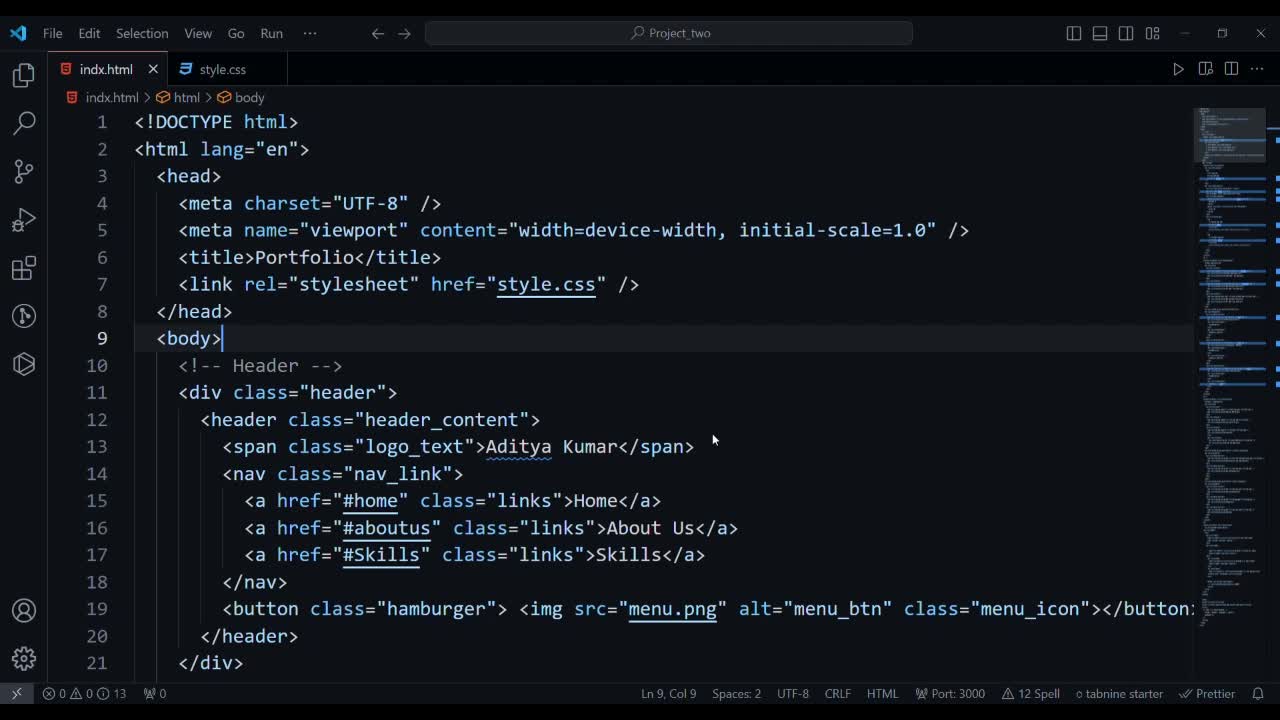 Aditya Kumar on LinkedIn: #webdevelopment #html #css #oasisinfobyte Aditya Kumar on LinkedIn: #webdevelopment #html #css #oasisinfobyte
