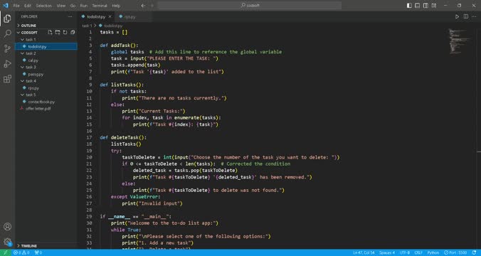 Akshata Dongre on LinkedIn: #codsoft #pythonprogramming # ... Akshata Dongre on LinkedIn: #codsoft #pythonprogramming # ...