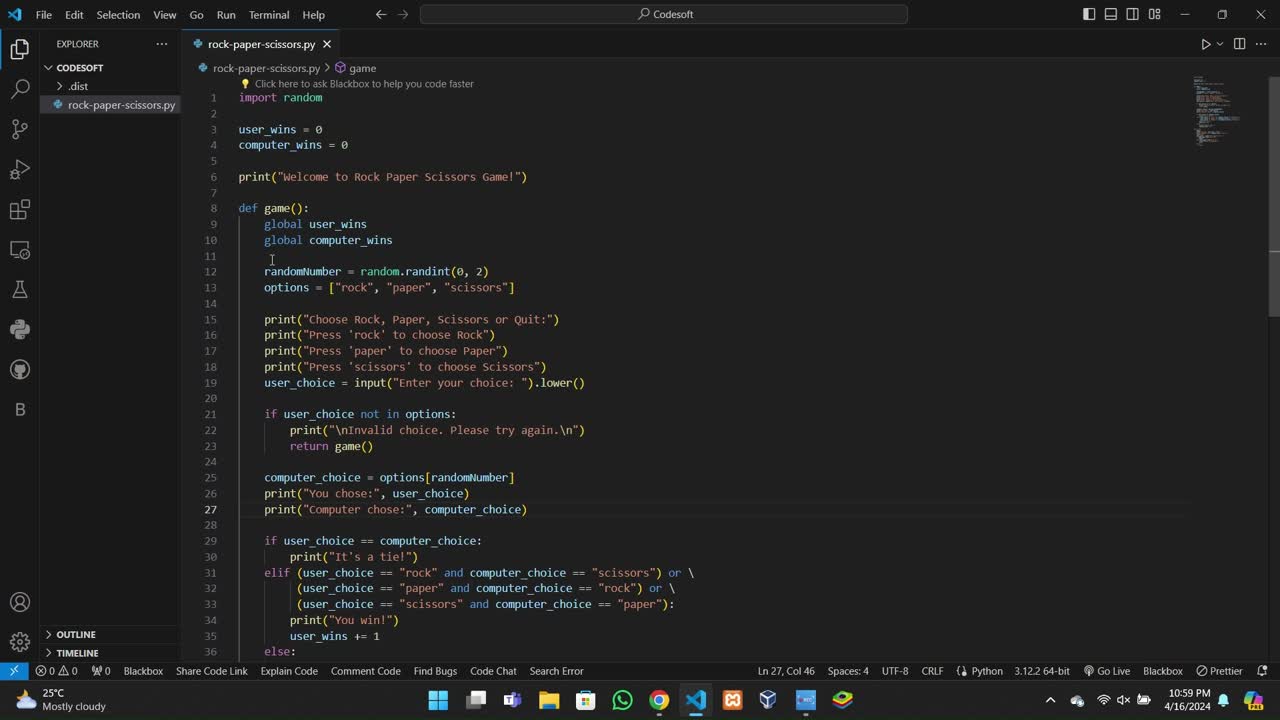 #codsoft #python | Salman Shahid #codsoft #python | Salman Shahid