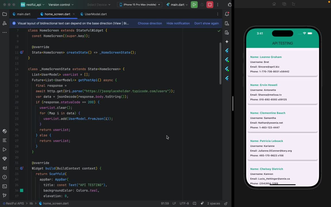 Learned RESTful APIs with Flutter | Ahmaryar Khan posted on the topic ... Learned RESTful APIs with Flutter | Ahmaryar Khan posted on the topic ...