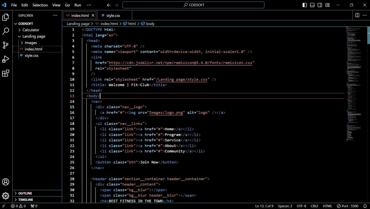 Sohan Patil on LinkedIn: #html #css #webdevelopment #codsoft Sohan Patil on LinkedIn: #html #css #webdevelopment #codsoft