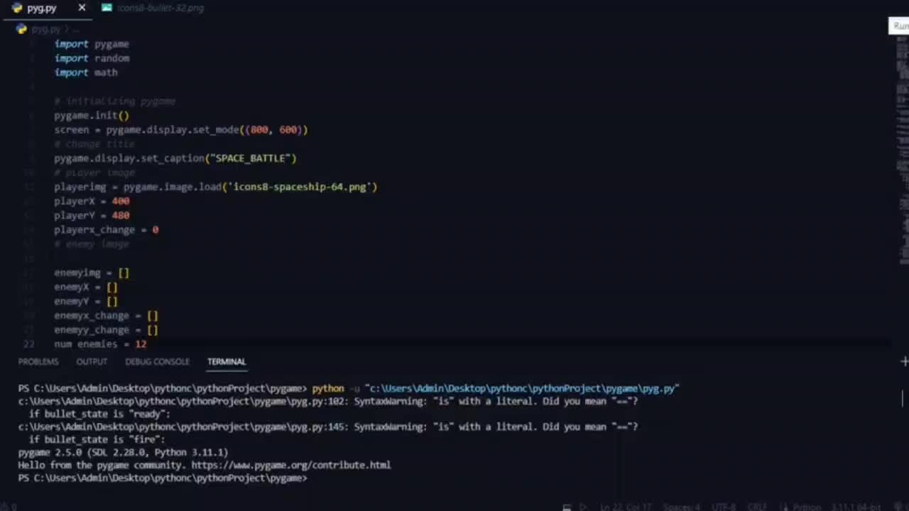 Bhavik Rohit on LinkedIn: #pygame #pythonprogramming Bhavik Rohit on LinkedIn: #pygame #pythonprogramming