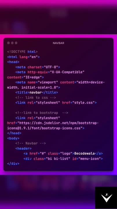 Mohammed Ibrahim on LinkedIn: Navbar Using HTML CSS AND JAVASCRIPT 💥 Mohammed Ibrahim on LinkedIn: Navbar Using HTML CSS AND JAVASCRIPT 💥