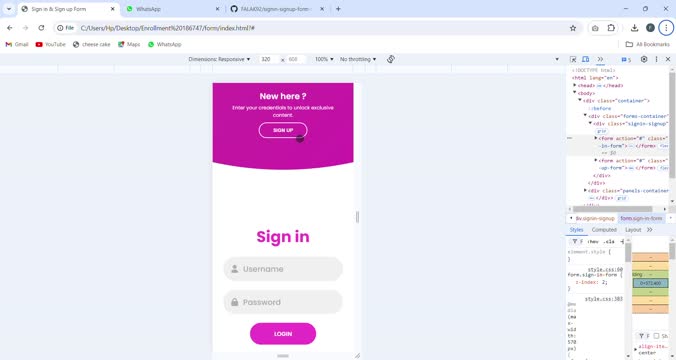 Falak Naaz on LinkedIn: #signinsignupform #html #css #javascript # ... Falak Naaz on LinkedIn: #signinsignupform #html #css #javascript # ...
