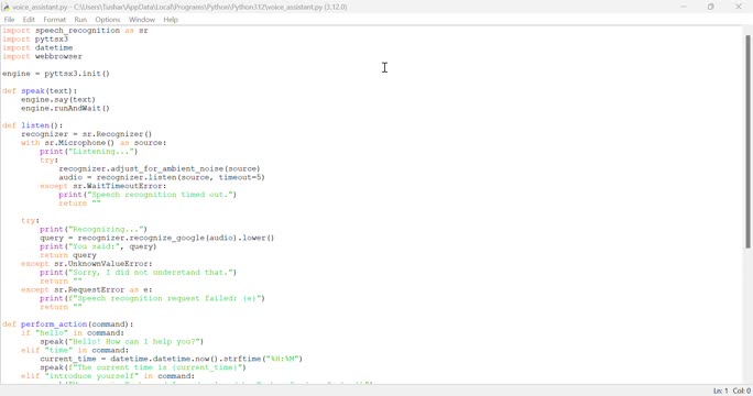 Completed Task 1: Basic Voice Assistant at CODEPHINE | Tushar Deshmukh ... Completed Task 1: Basic Voice Assistant at CODEPHINE | Tushar Deshmukh ...