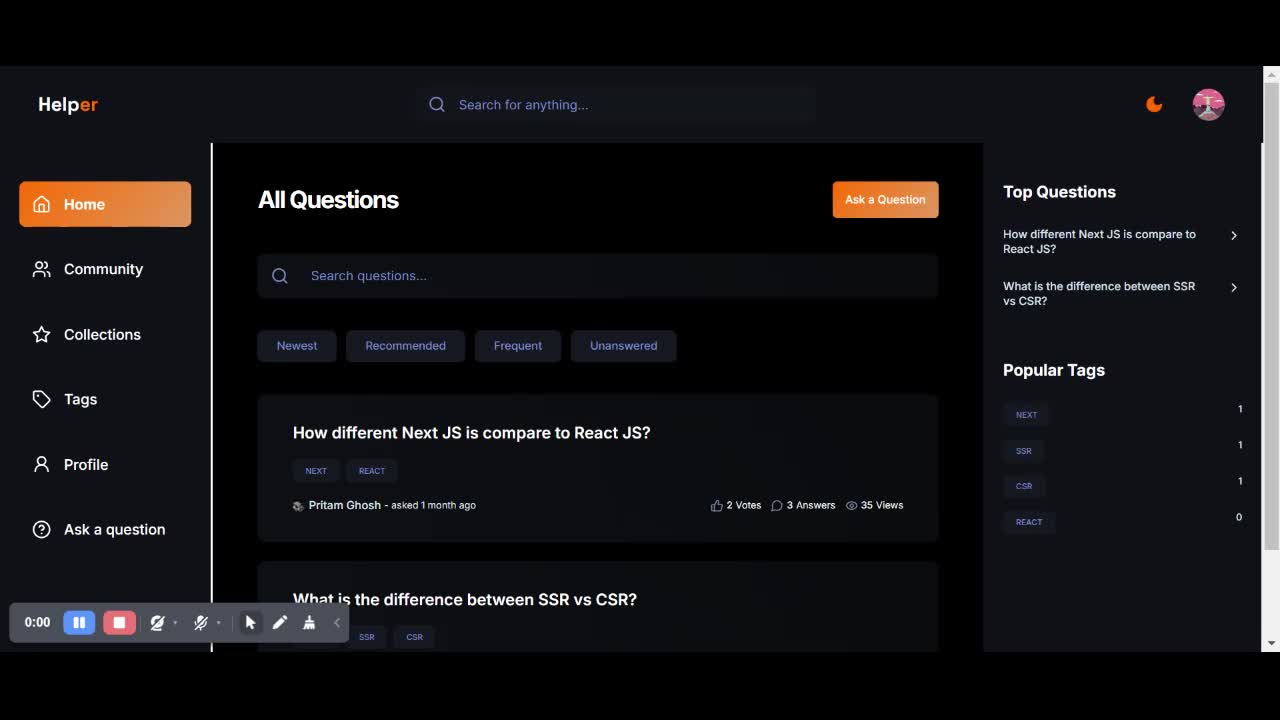 Pritam Ghosh on LinkedIn: #nextjs #fullstack #projects #buildinpublic # ... Pritam Ghosh on LinkedIn: #nextjs #fullstack #projects #buildinpublic # ...