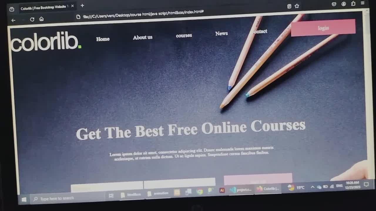 Verena Atef on LinkedIn: First project using html and css Verena Atef on LinkedIn: First project using html and css