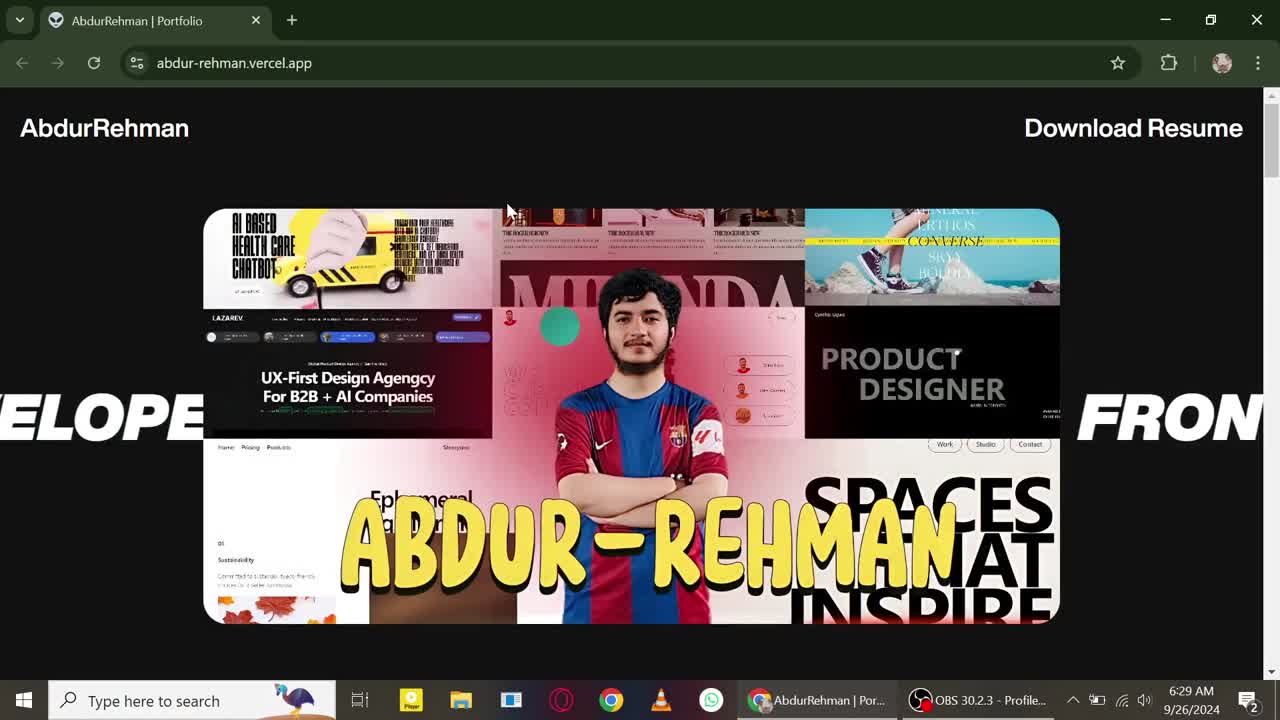 Abdur Rehman on LinkedIn: #portfolio #reactjs #gsap #lenis # ... Abdur Rehman on LinkedIn: #portfolio #reactjs #gsap #lenis # ...