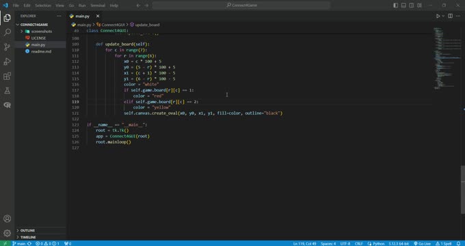 Developed Connect 4 game in Python with Tkinter | Vivek Jetani posted ... Developed Connect 4 game in Python with Tkinter | Vivek Jetani posted ...