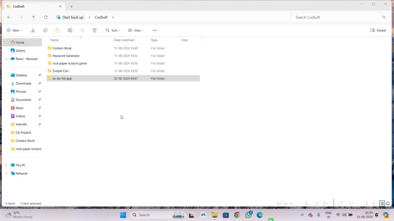 Rahul Shaw on LinkedIn: #python #todolistapp #codsoft Rahul Shaw on LinkedIn: #python #todolistapp #codsoft