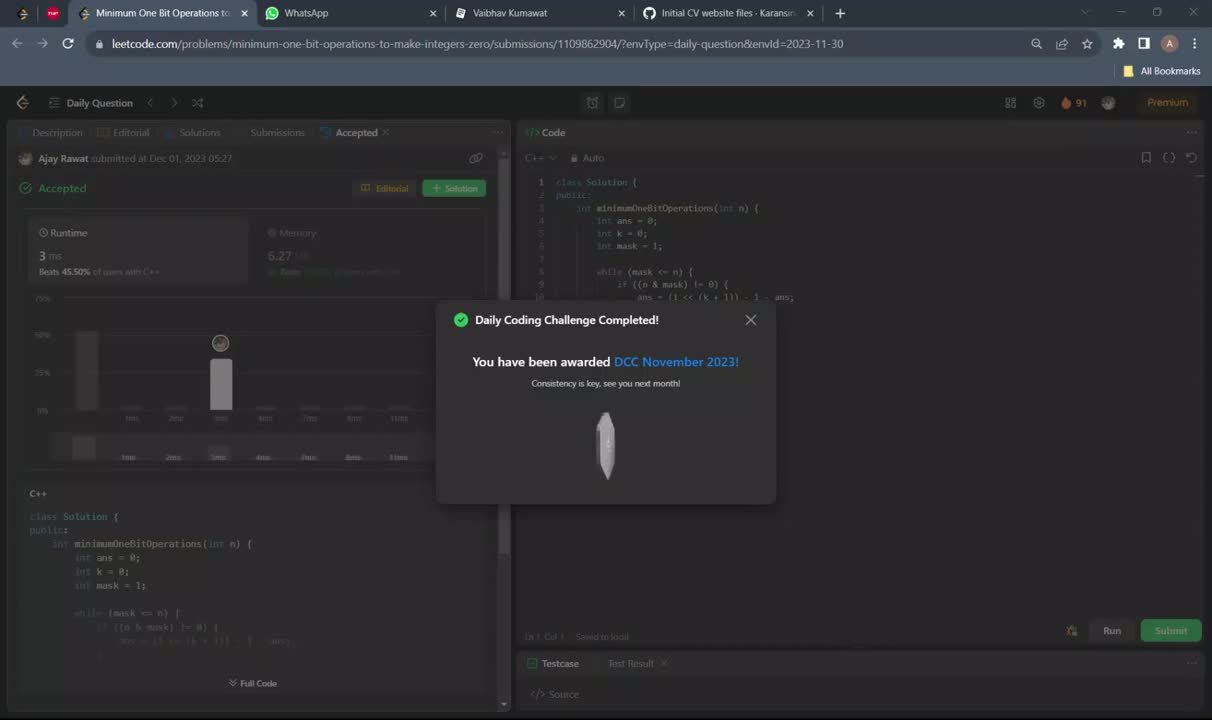 Ajay Rawat on LinkedIn: #leetcode #dsa #codechallenge Ajay Rawat on LinkedIn: #leetcode #dsa #codechallenge