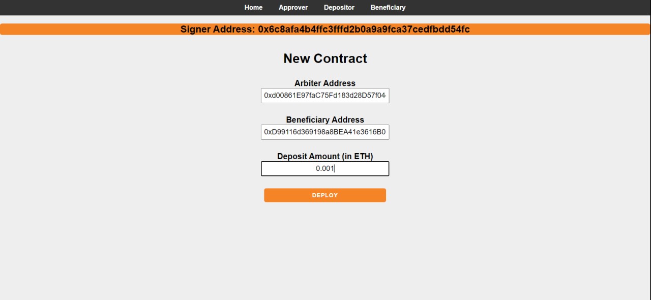 Launching a new blockchain application: Arbiter, Beneficiary, and ... Launching a new blockchain application: Arbiter, Beneficiary, and ...