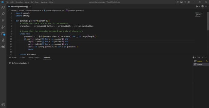 #python #programming #passwordgenerator #alfidotech | Suraj Sharma #python #programming #passwordgenerator #alfidotech | Suraj Sharma