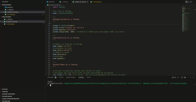 Ornella Gigante on LinkedIn: #programming #python #turtle #learntocode ... Ornella Gigante on LinkedIn: #programming #python #turtle #learntocode ...
