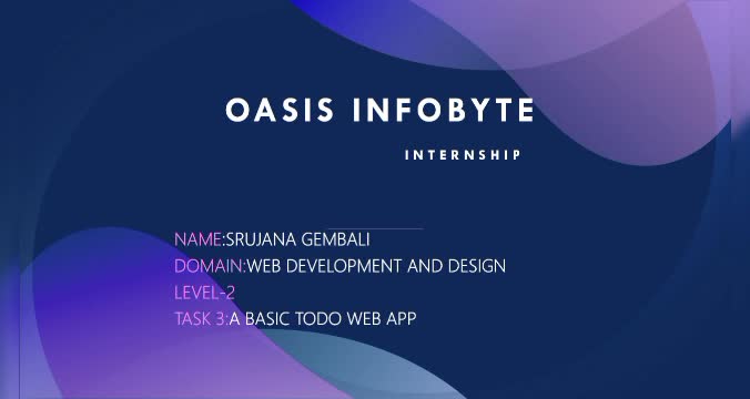 #abasictodowebapp #internship #webdevelopment #task3 #level2 #todoapp ... #abasictodowebapp #internship #webdevelopment #task3 #level2 #todoapp ...