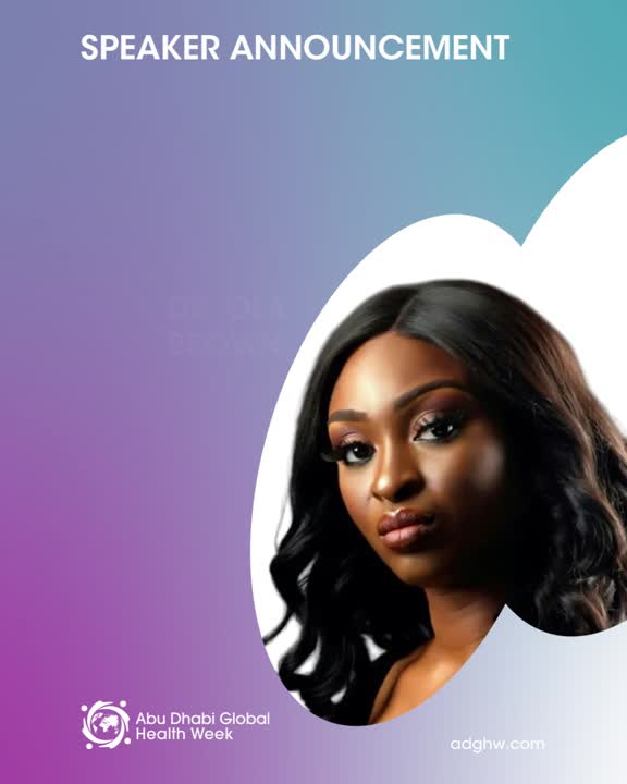 ADGHW 2025| Dr. Ola Brown| HealthCap Africa | Abu Dhabi Global Health Week ADGHW 2025| Dr. Ola Brown| HealthCap Africa | Abu Dhabi Global Health Week