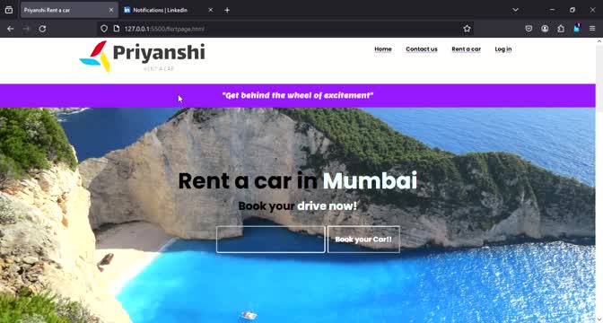 Launching my car rental website with HTML and CSS | Shailesh Yadav ... Launching my car rental website with HTML and CSS | Shailesh Yadav ...