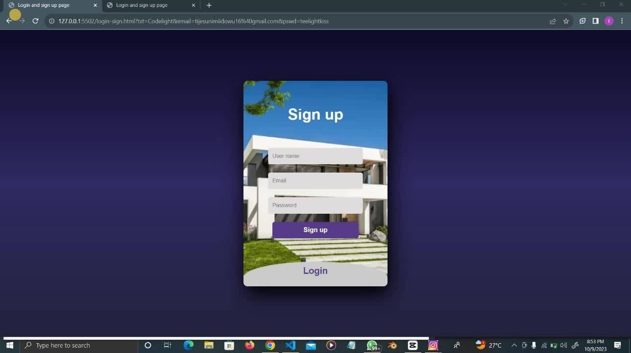 Idowu Tijesunimi on LinkedIn: Attractive Login and Register page | Html ... Idowu Tijesunimi on LinkedIn: Attractive Login and Register page | Html ...