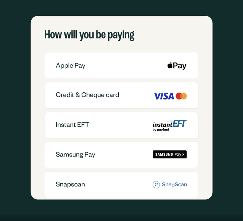 Payfast by Network on LinkedIn: Payfast Payment Methods Payfast by Network on LinkedIn: Payfast Payment Methods