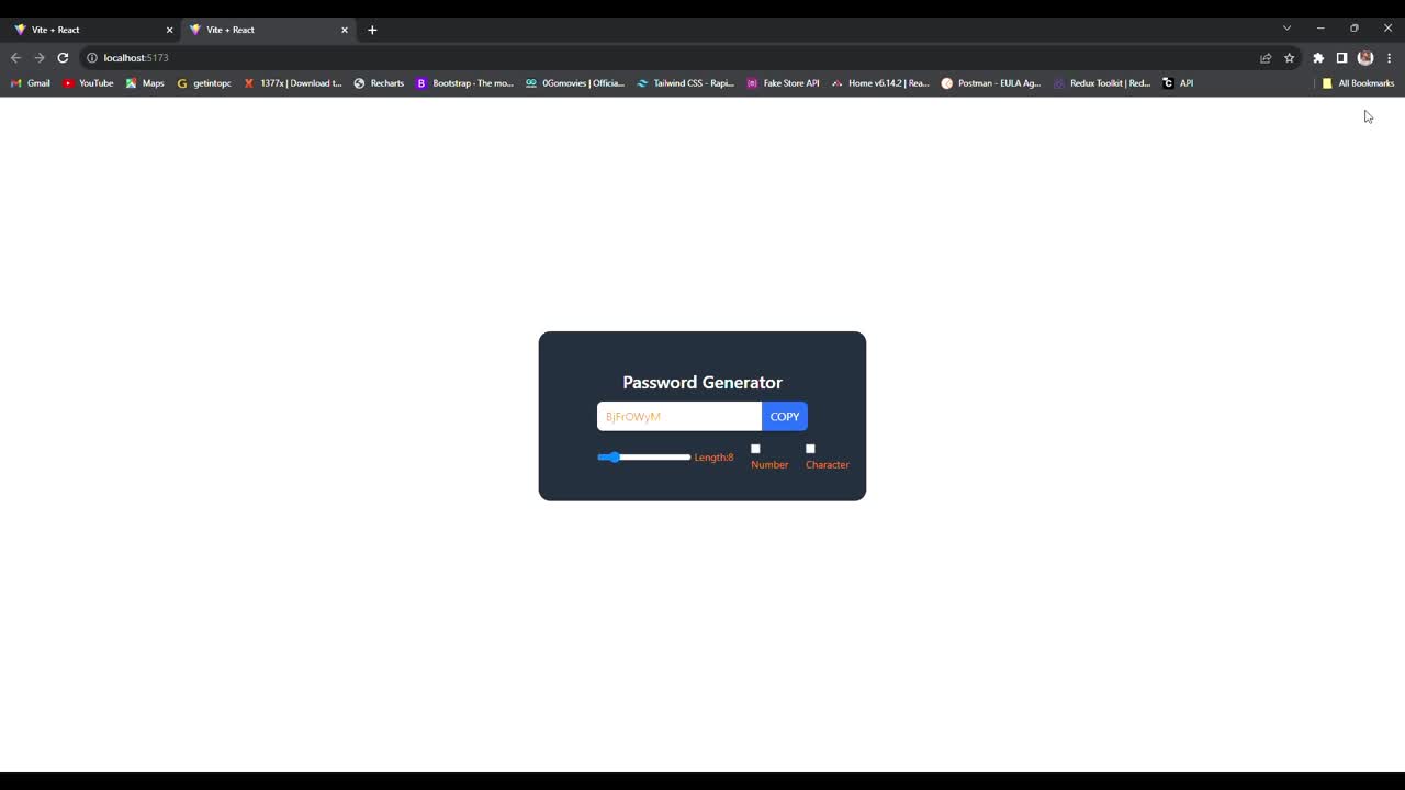 Created a password generator app using ReactJS | Sushant Sharma posted ... Created a password generator app using ReactJS | Sushant Sharma posted ...