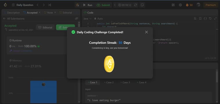 Kush Sahu on LinkedIn: #leetcode #codingjourney #problemsolving Kush Sahu on LinkedIn: #leetcode #codingjourney #problemsolving