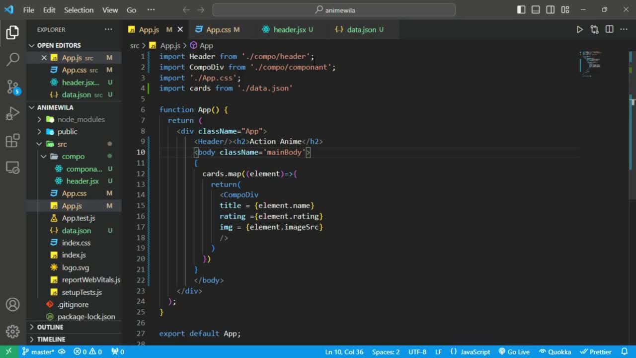 Starting React.js mini-project with Anime-Villa | Vishal Telrandhe ... Starting React.js mini-project with Anime-Villa | Vishal Telrandhe ...
