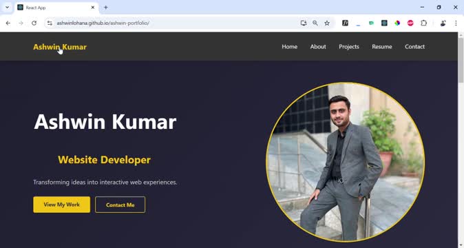 #webdevelopment #reactjs #portfolio #frontenddeveloper #coding | Ashwin ... #webdevelopment #reactjs #portfolio #frontenddeveloper #coding | Ashwin ...