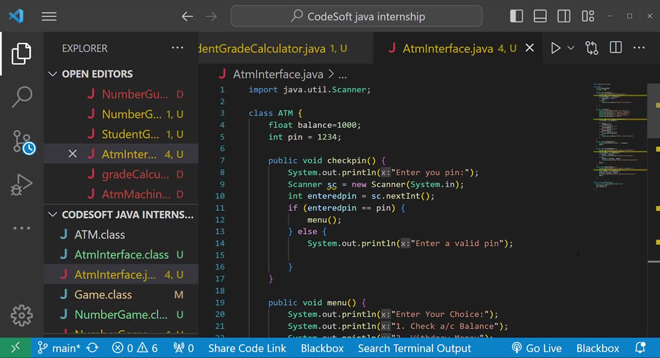 #codsoft #java #internship | Abhishek Kumar #codsoft #java #internship | Abhishek Kumar