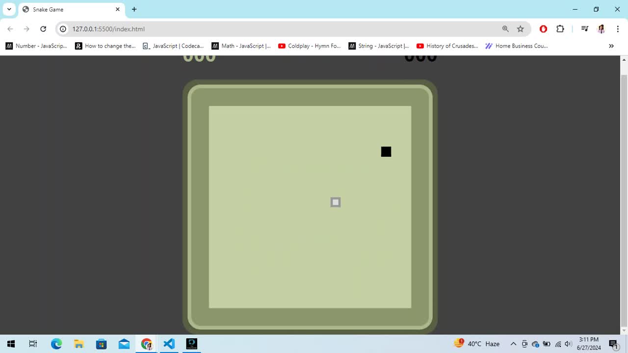 Created a JavaScript Snake game using JavaScript | Saad Hassan Razi ... Created a JavaScript Snake game using JavaScript | Saad Hassan Razi ...