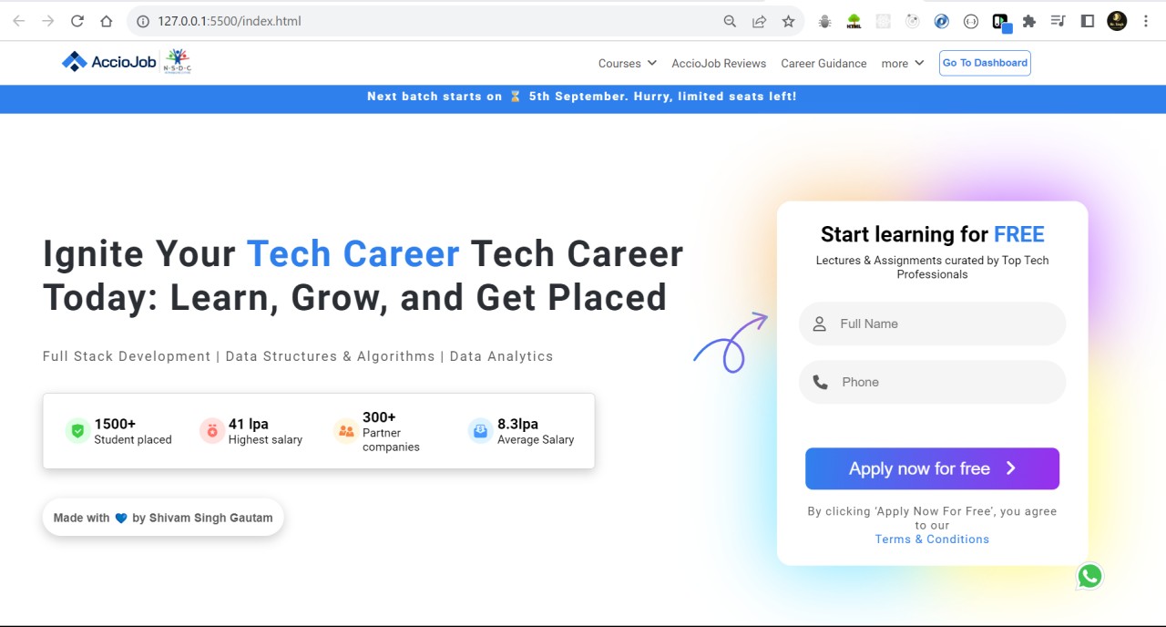 Shivam Singh Gautam on LinkedIn: #acciojob #html #css #javascript #html ... Shivam Singh Gautam on LinkedIn: #acciojob #html #css #javascript #html ...