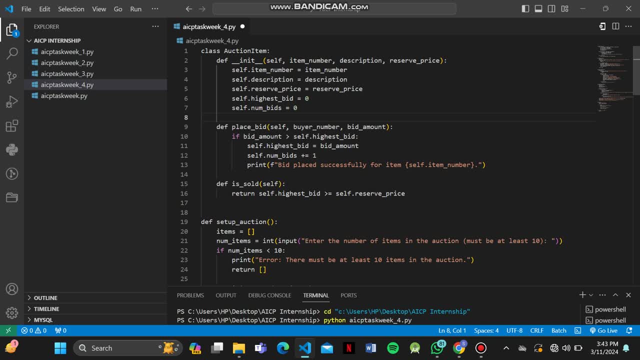 #aicp #pythonprogramming #internship #artificialintelligence #week4 ... #aicp #pythonprogramming #internship #artificialintelligence #week4 ...