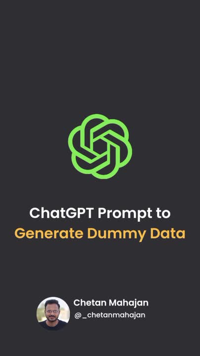Chetan Mahajan on LinkedIn: #chatgpt #chatgpt4 #chatgptprompt #mysql # ... Chetan Mahajan on LinkedIn: #chatgpt #chatgpt4 #chatgptprompt #mysql # ...
