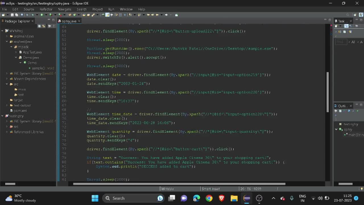 Rutvik Patel on LinkedIn: #seleniumautomation #java #testing # ... Rutvik Patel on LinkedIn: #seleniumautomation #java #testing # ...