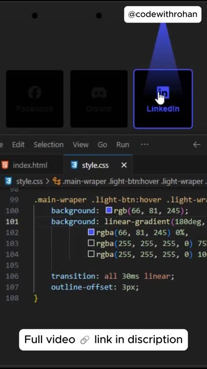 Muhammad Rohan on LinkedIn: #codewithrohan #coding #css #ui # ... Muhammad Rohan on LinkedIn: #codewithrohan #coding #css #ui # ...