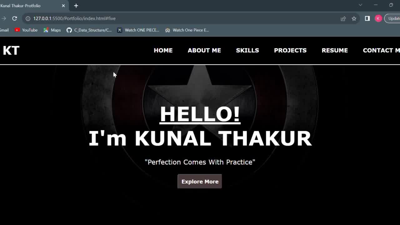 Kunal Thakur on LinkedIn: #task1 #webdevelopment #portfolioproject #codsoft Kunal Thakur on LinkedIn: #task1 #webdevelopment #portfolioproject #codsoft