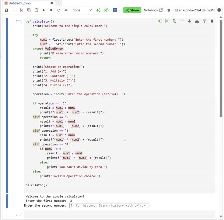 ALWYN BARNABAS DANIELS on LinkedIn: #python #calculator #pythonprojects ... ALWYN BARNABAS DANIELS on LinkedIn: #python #calculator #pythonprojects ...